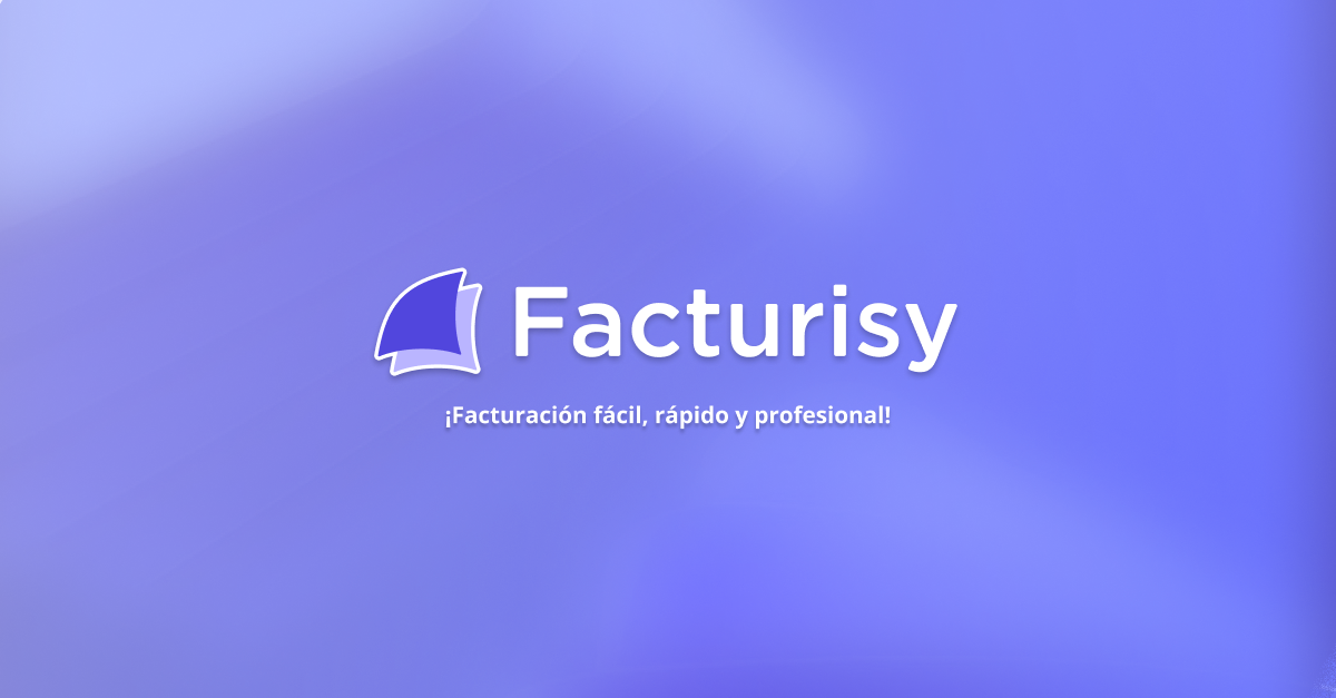 Facturisy - facturación fácil y rápido.